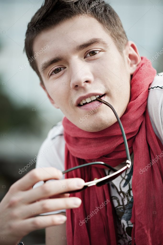 Handsome guy — Stock Photo © konstantynov #5182820