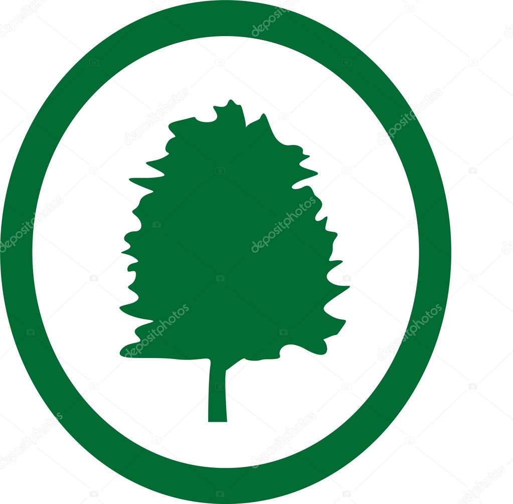 Abstract tree, symbol of nature — Stock Vector © fotoscool #5290260