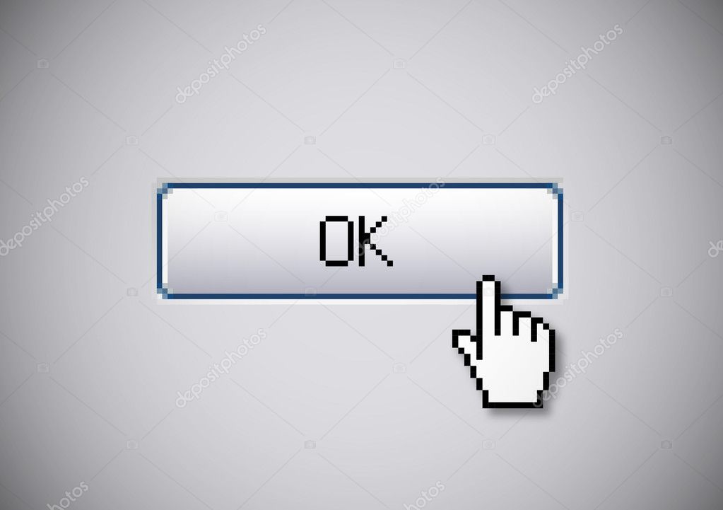 OK button — Stock Vector © Thomaspajot #5233307