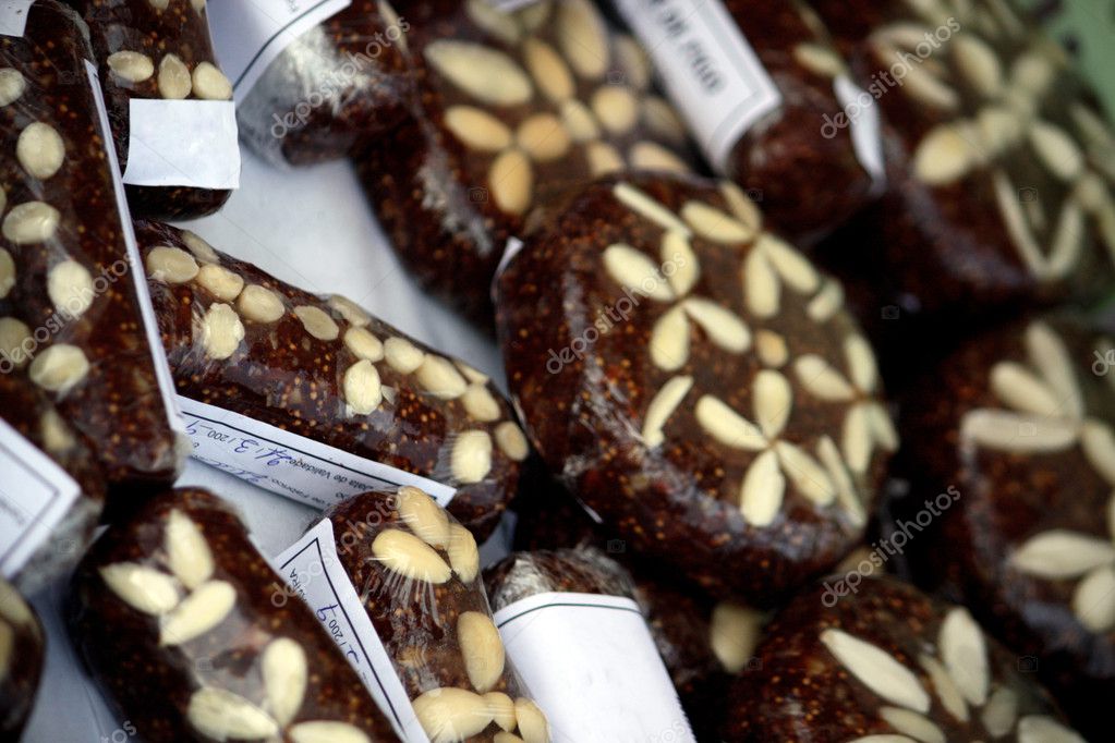 Sweets of fig and almond Stock Photo by ©membio 5234029