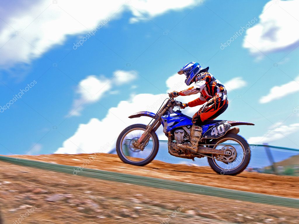 Campeonato Mundial de Motocross — Foto de stock © membio #5265281